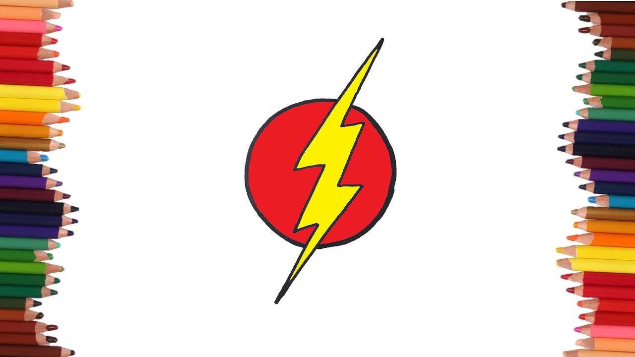 como dibujar un rayo de flash | Dibujos faciles - YouTube