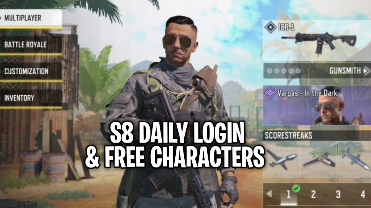DAILY LOGIN & ALL FREE CHARACTERS CODM SEASON 8 LEAKS 2022 COD MOBILE ...