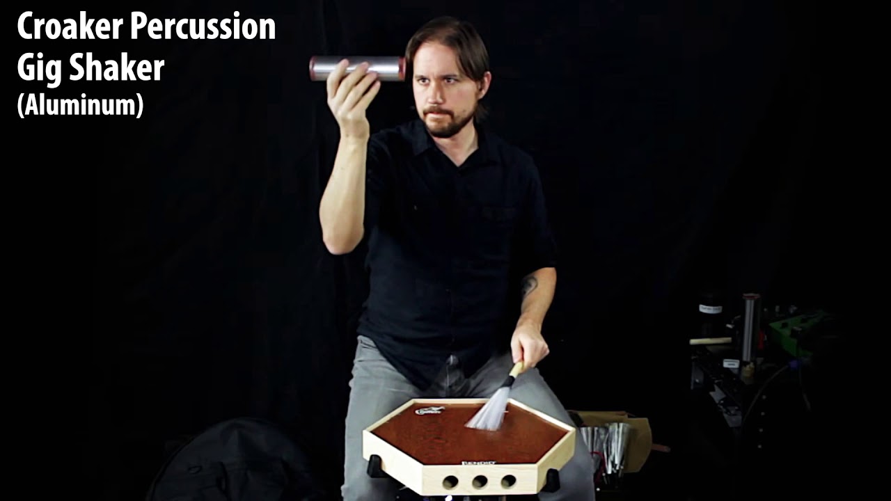 Croaker Percussion: Studio and Gig Shakers and Brush Box Demo - YouTube