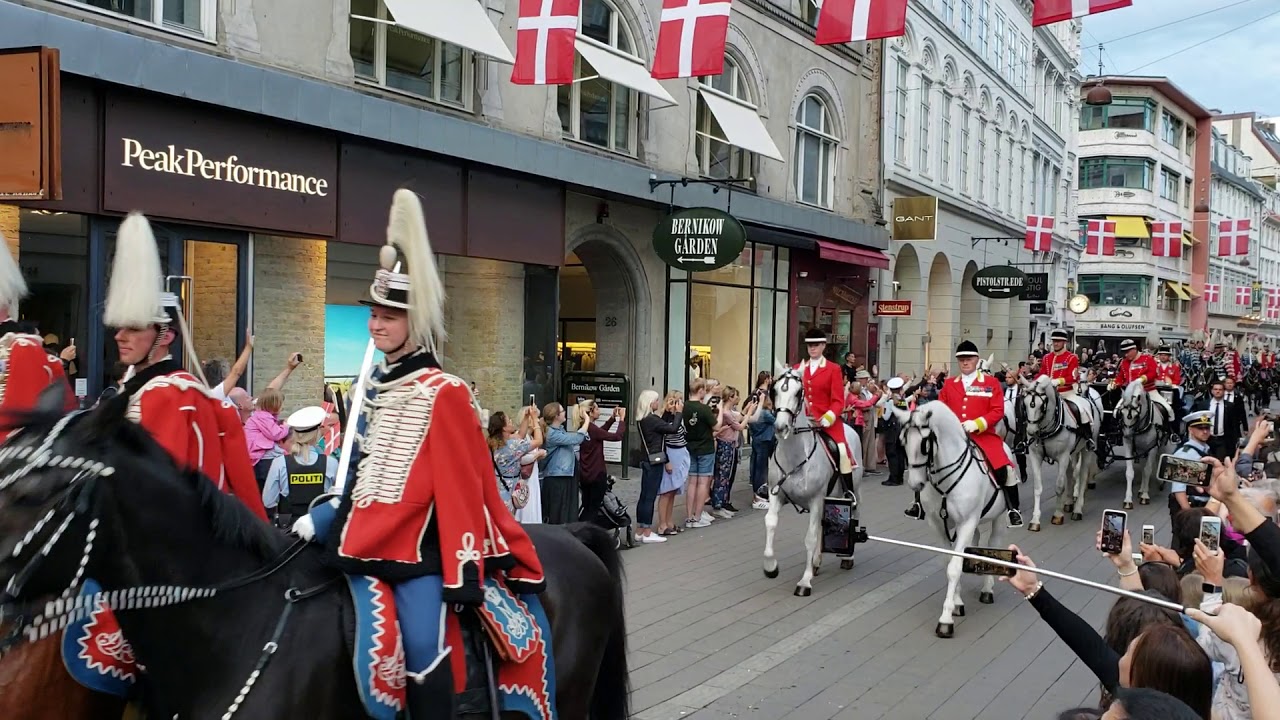 Prince Frederik of Denmark 50th Birthday parade - YouTube