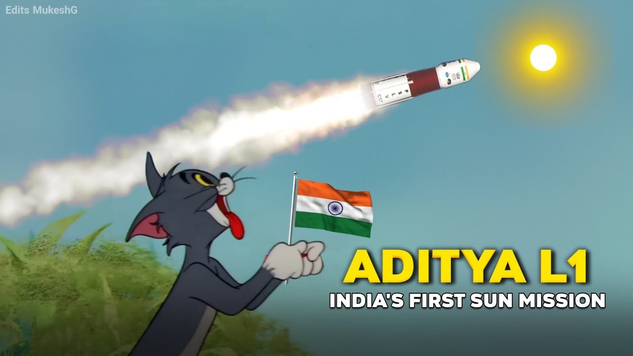 The Story of Aditya L1: Mission Sun | ISRO | Tom & Jerry | Edits ...