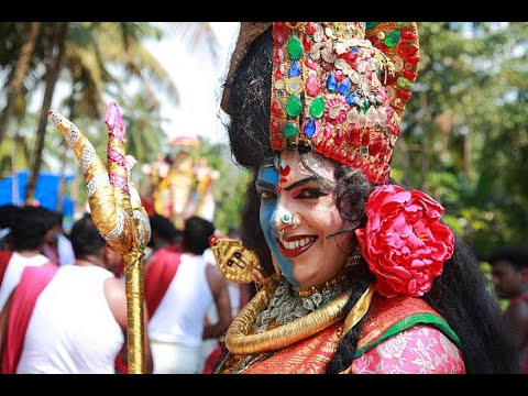 Oachira temple festival - YouTube