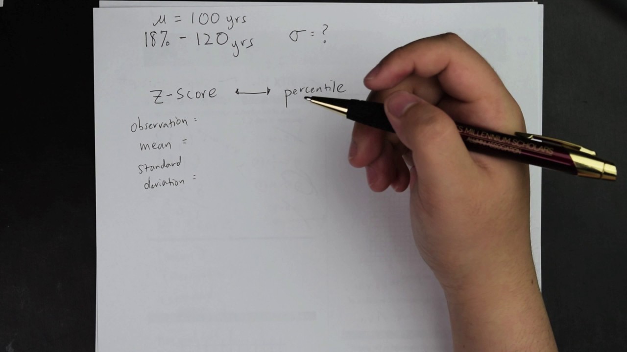 [FASTREV] - AP Statistics - Normal Distribution (Z-Score) - YouTube