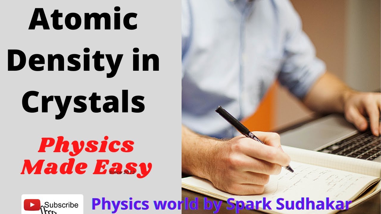 Atomic Density in Crystal Structures|| Solidstate Physics - YouTube