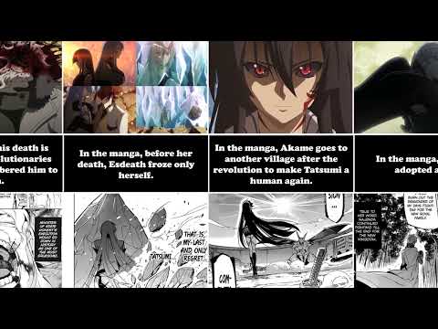 Akame Ga Kill - All Difference Between Anime and Manga | Anime TV