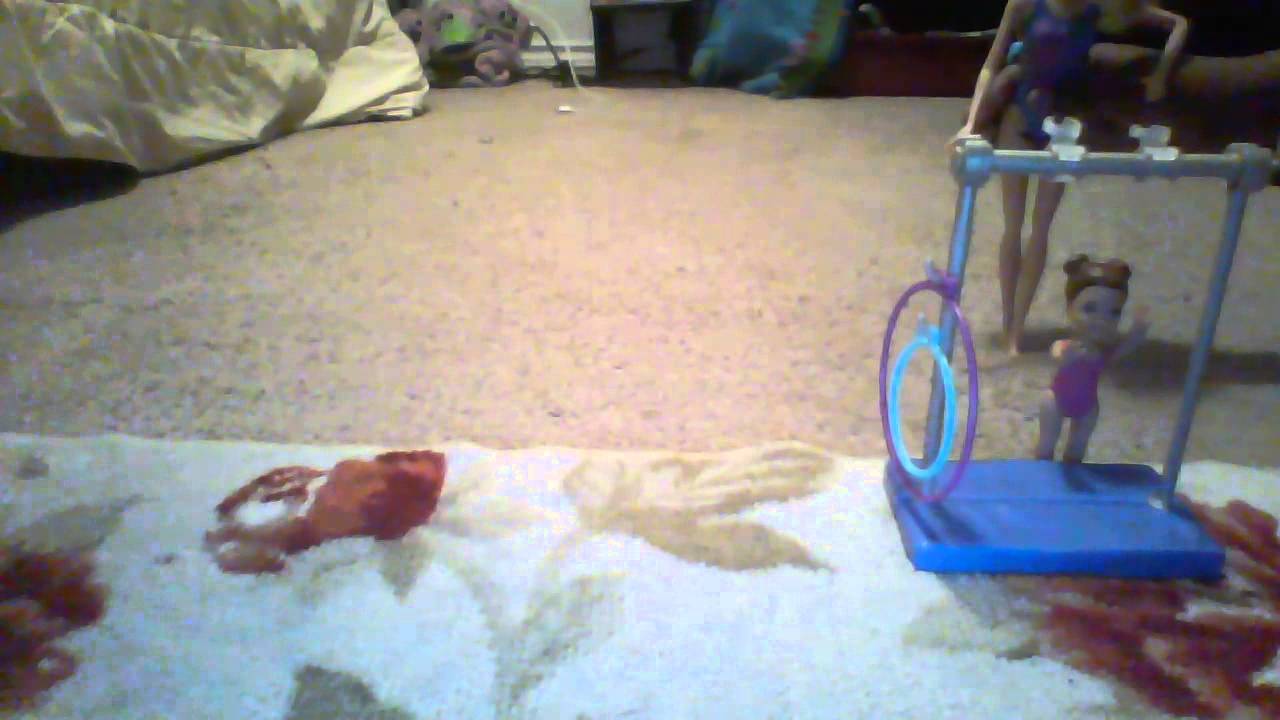 Barbie and Emily's Gymnastics Class - YouTube