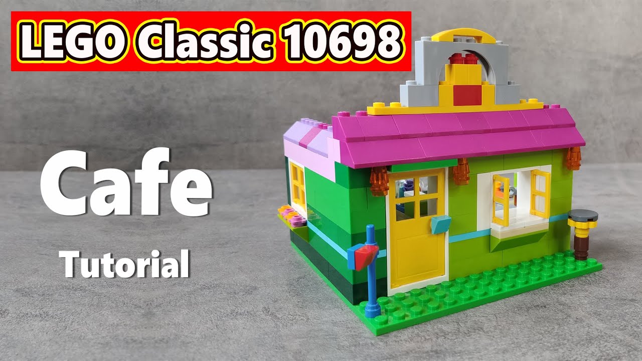 Lego Tutorial Cafe (moc) | LEGO Classic 10698 - YouTube