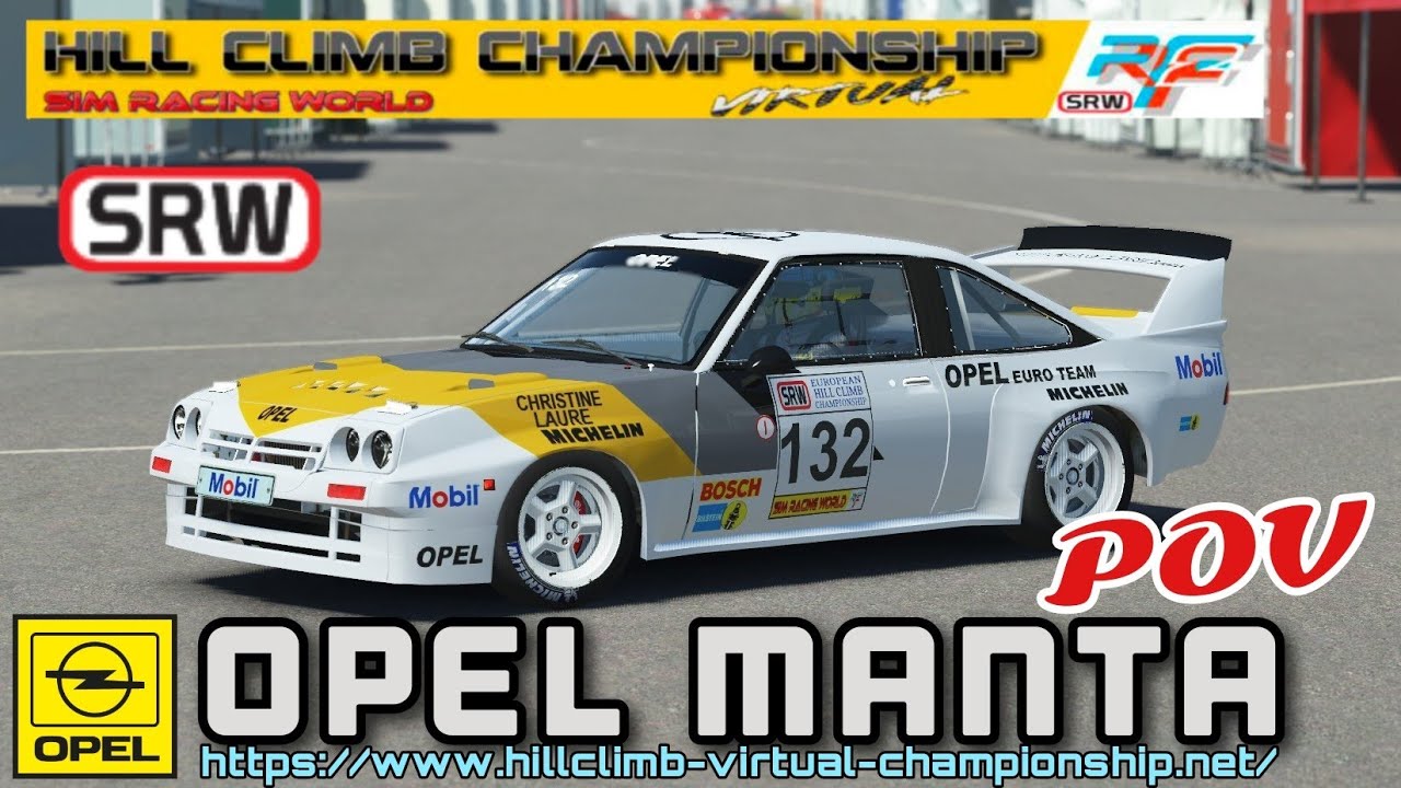 New Opel Manta B 400 _ Hillclimb Virtual Championship - SRW _ RFACTOR 2 ...