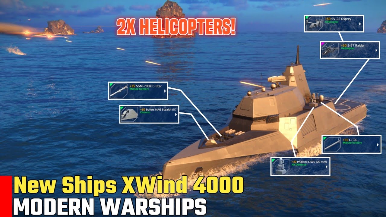 XWind 4000 Test & Review || kapal gratis dari battle pass || Modern ...