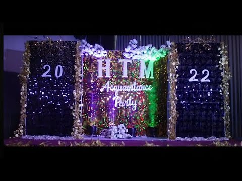 HTM ACQUAINTANCE PARTY (THEME: GLITZ AND GLAM) - YouTube
