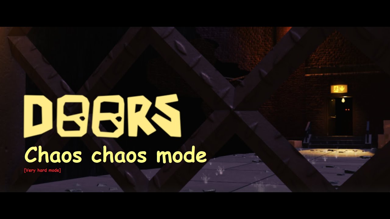 Nooby play DOORS Chaos Chaos mode - YouTube