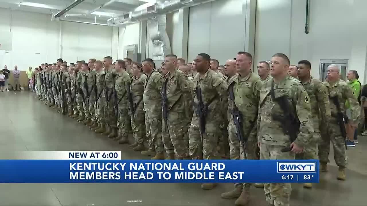 WATCH | Members of the Kentucky National Guard say their goodbyes ...