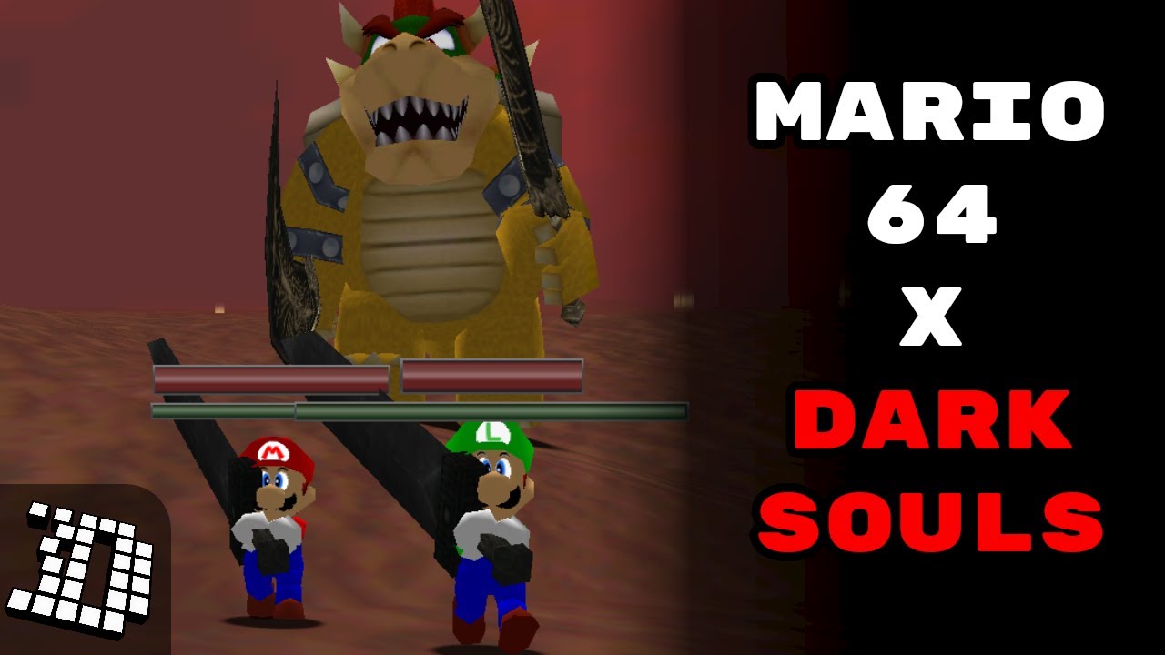 Mario 64 x Dark Souls with SUMMONING [Decompetition: Multiple Marios ...