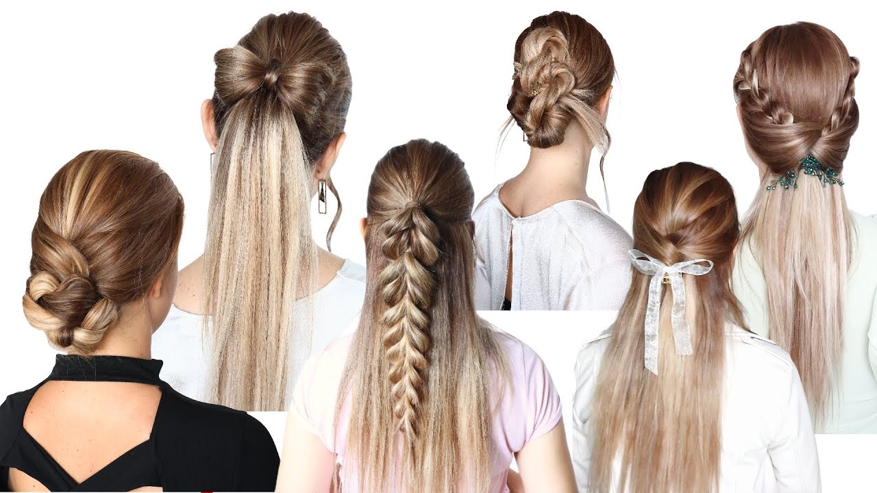 10 Easy and Cute Hairstyles for Busy Mornings - YouTube