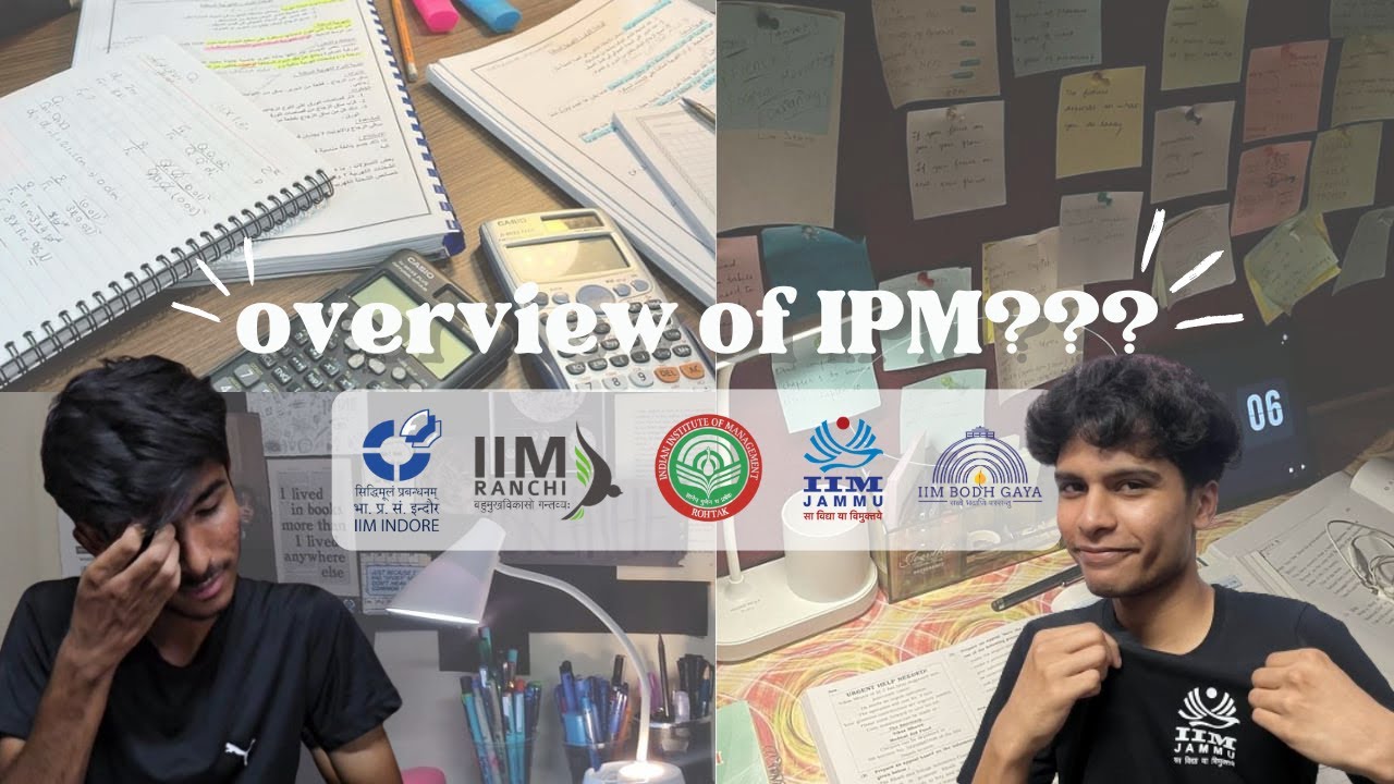 What is IPM? What should you know before applying into an IIM? - YouTube