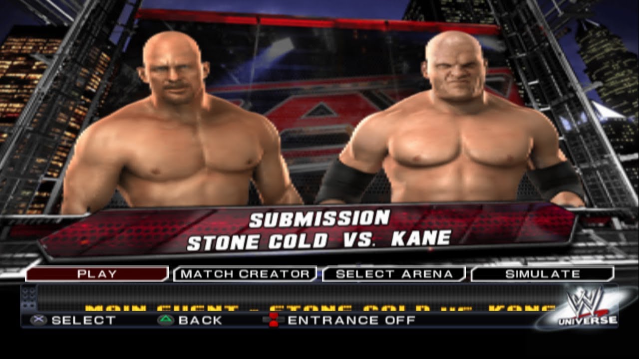 WWE SmackDown vs. Raw 2011 Stone Cold vs Kane - YouTube