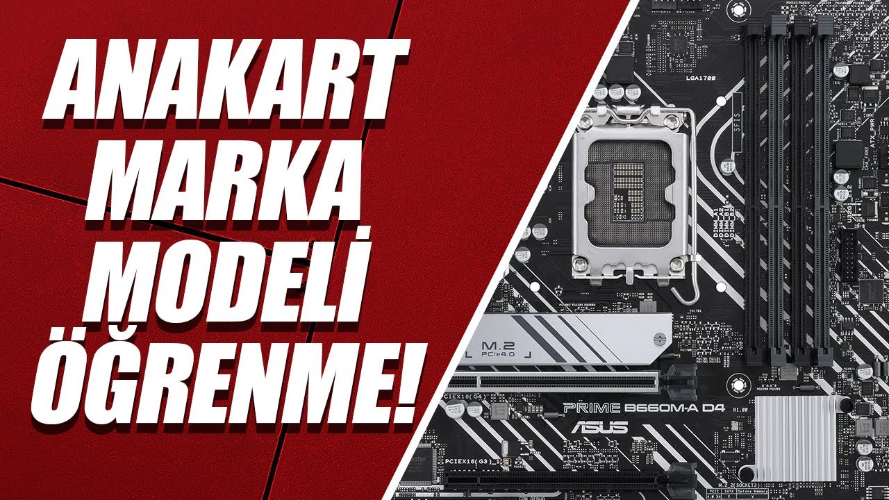 PC Anakart Marka Modeli Nasıl Öğrenilir? [KASAYI AÇMADAN!] - YouTube