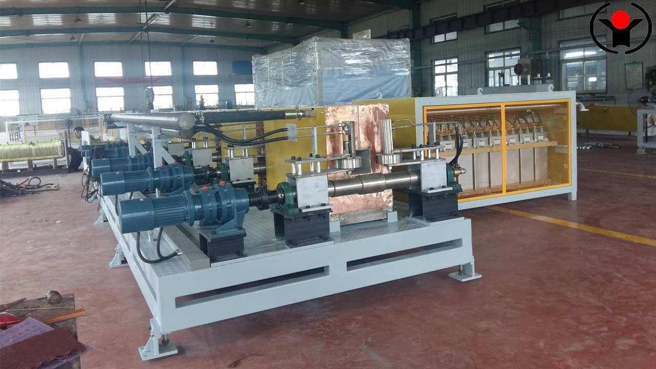 FOREVER® in line steel billet induction heating machine - YouTube