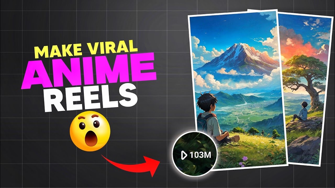 How To Create Trending ANIME Reels 🔥 | Trending Anime Reels Edit ...