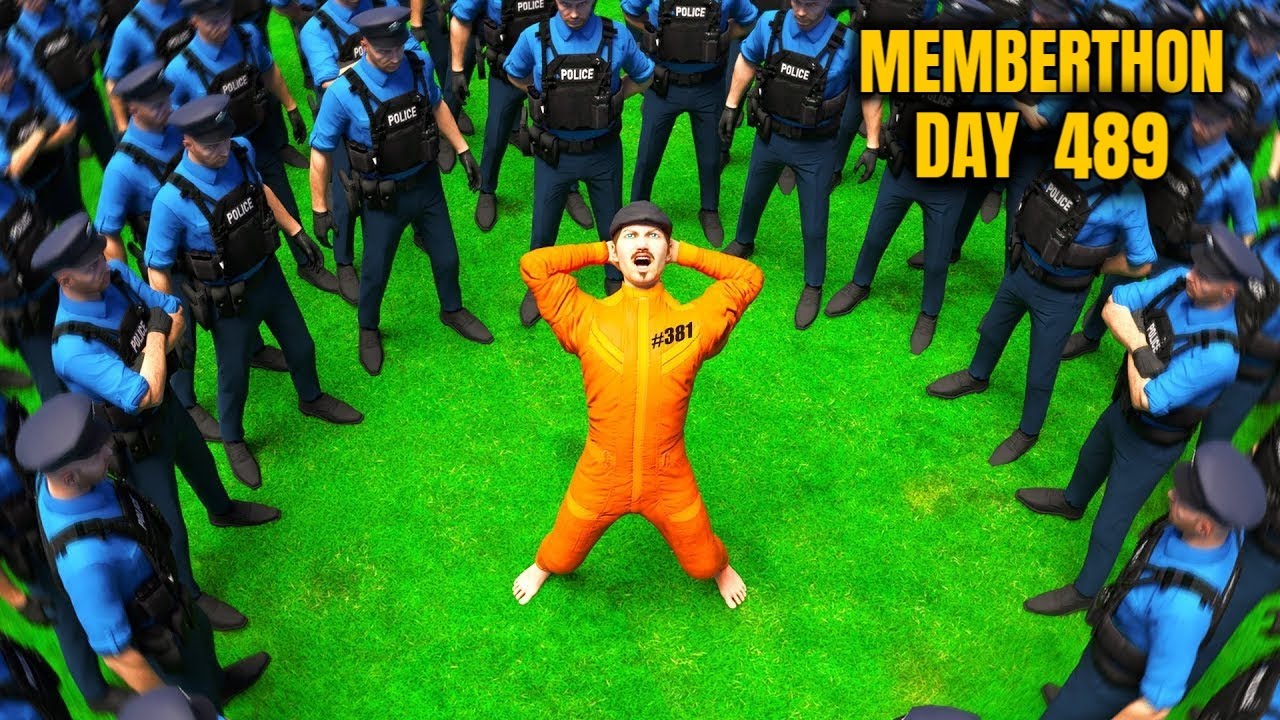 Escaping Maximum Security Prison in GTA 5 RP - Memberthon Day 489 - YouTube
