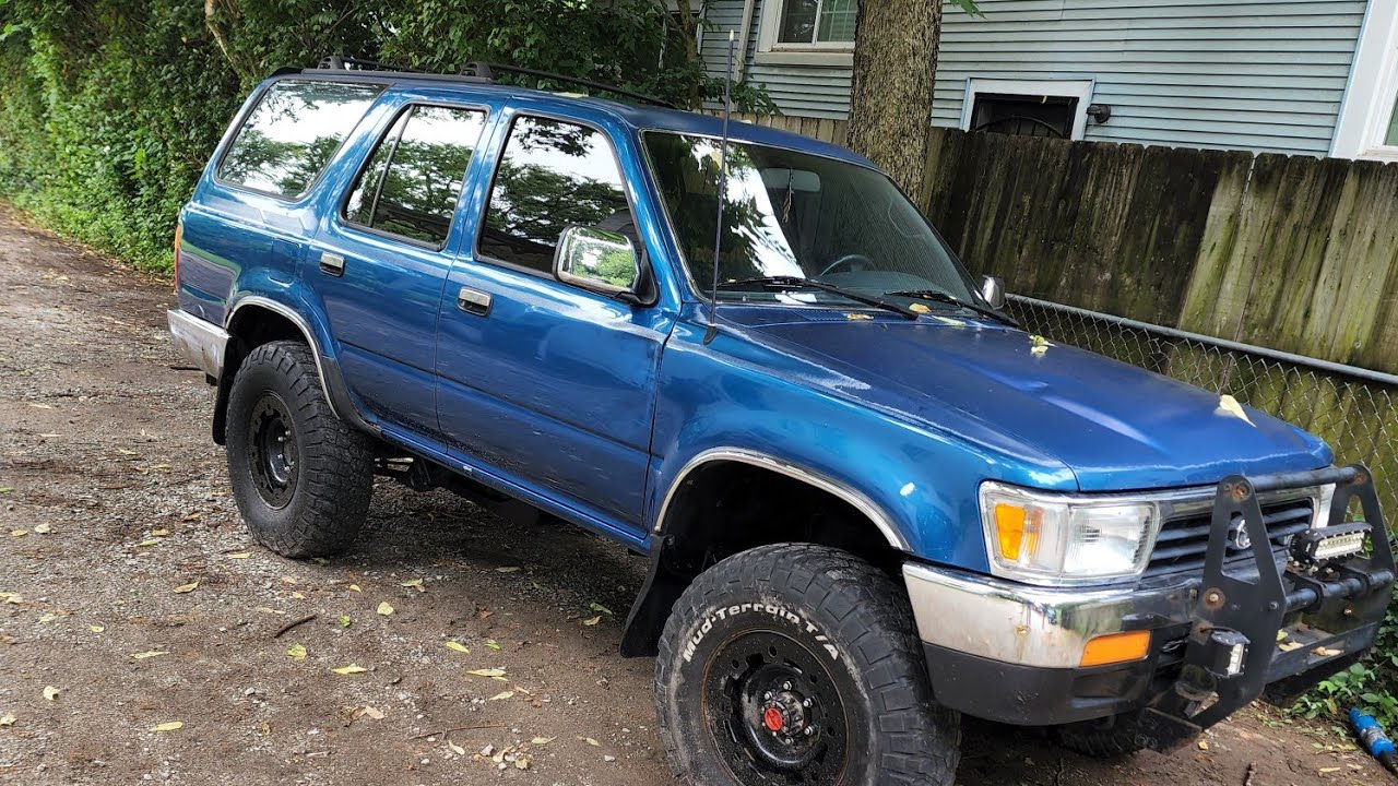 94 toyota 4runner le instalamos los candados manuales - YouTube