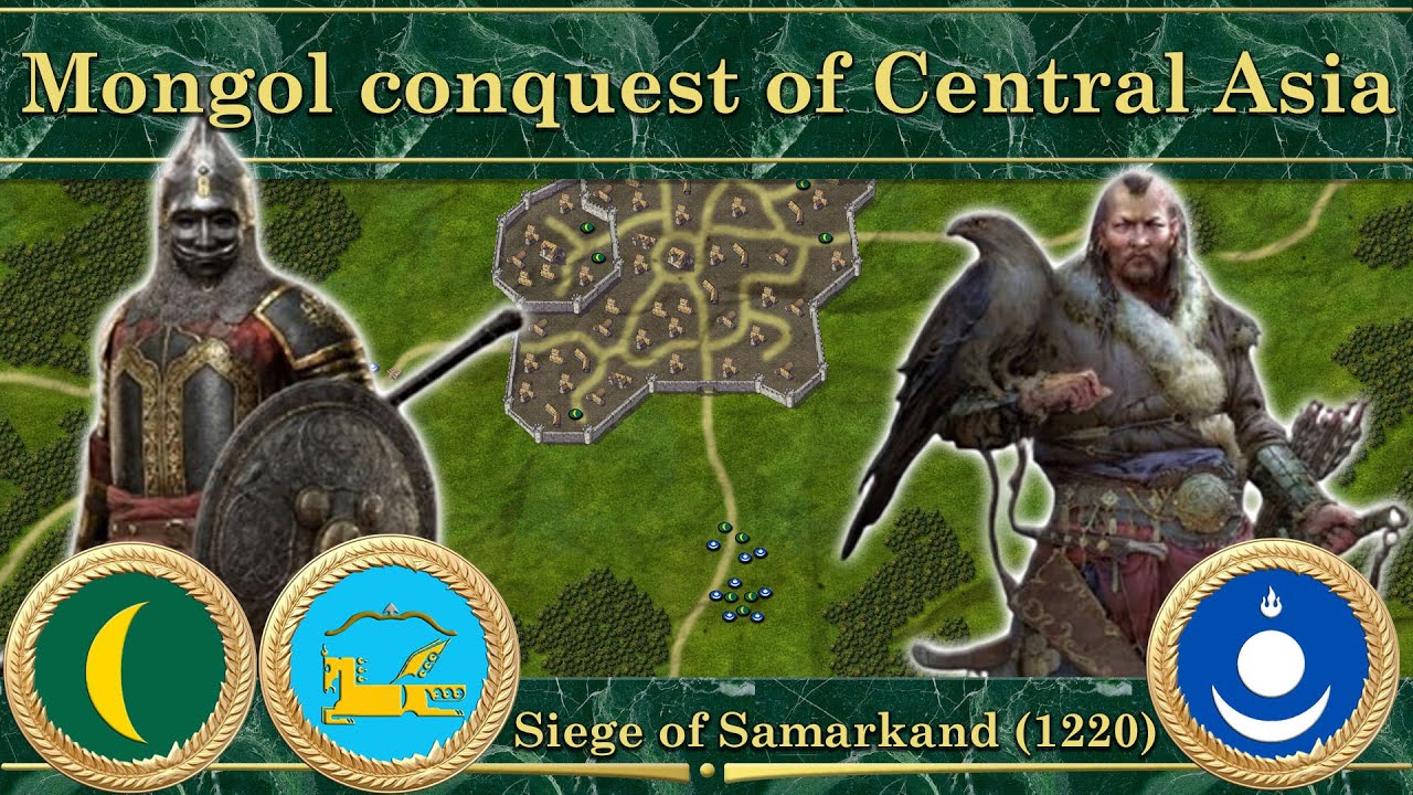 Mongol conquest of Central Asia. Siege of Samarkand (1220) - YouTube