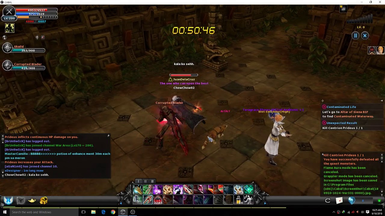 Cabal Online PH Altar of Siena B1F Drop SEH - YouTube