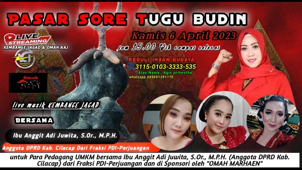 Live Streaming Pasar Sore Tugu Budin Ke 15 Pesanggrahan Kesugihan