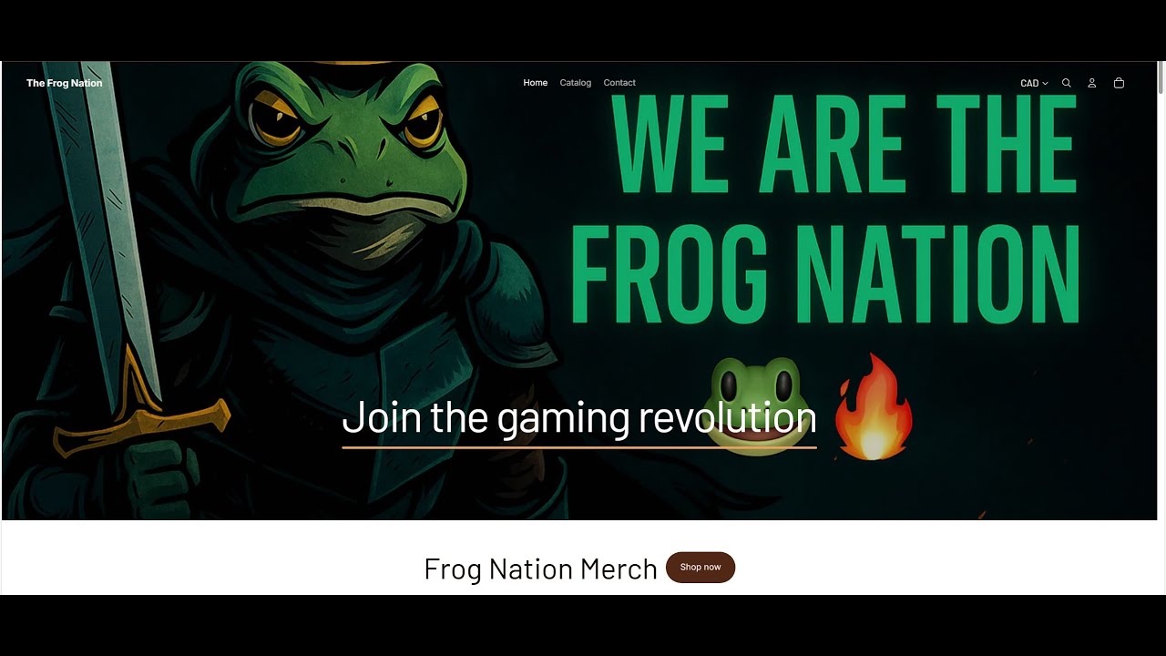 NEW MERCH ALERT! Frog Nation Has Officially Leveled Up 🐸🔥 - YouTube