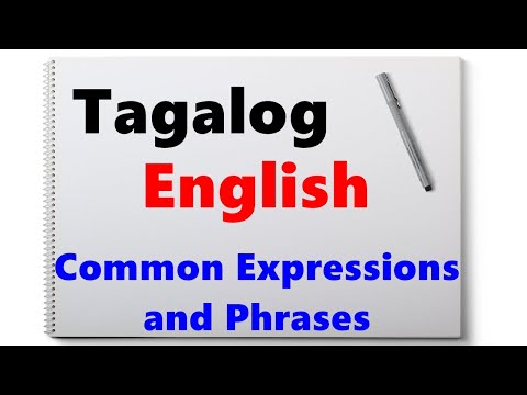Learn Tagalog - Part 24, Useful Tagalog Expressions and Phrases - YouTube
