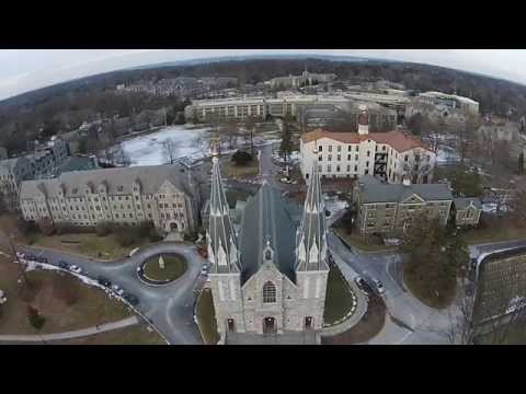 Drone over Villanova Campus - YouTube