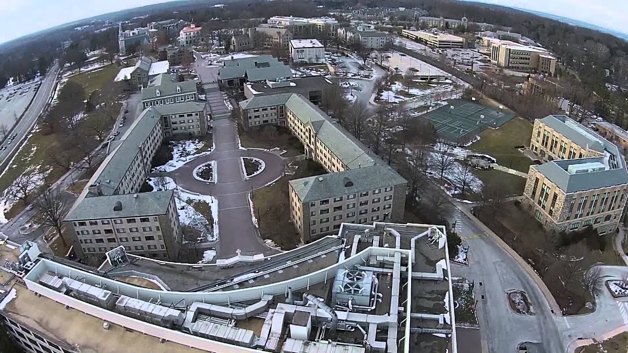Drone over Villanova Campus - YouTube