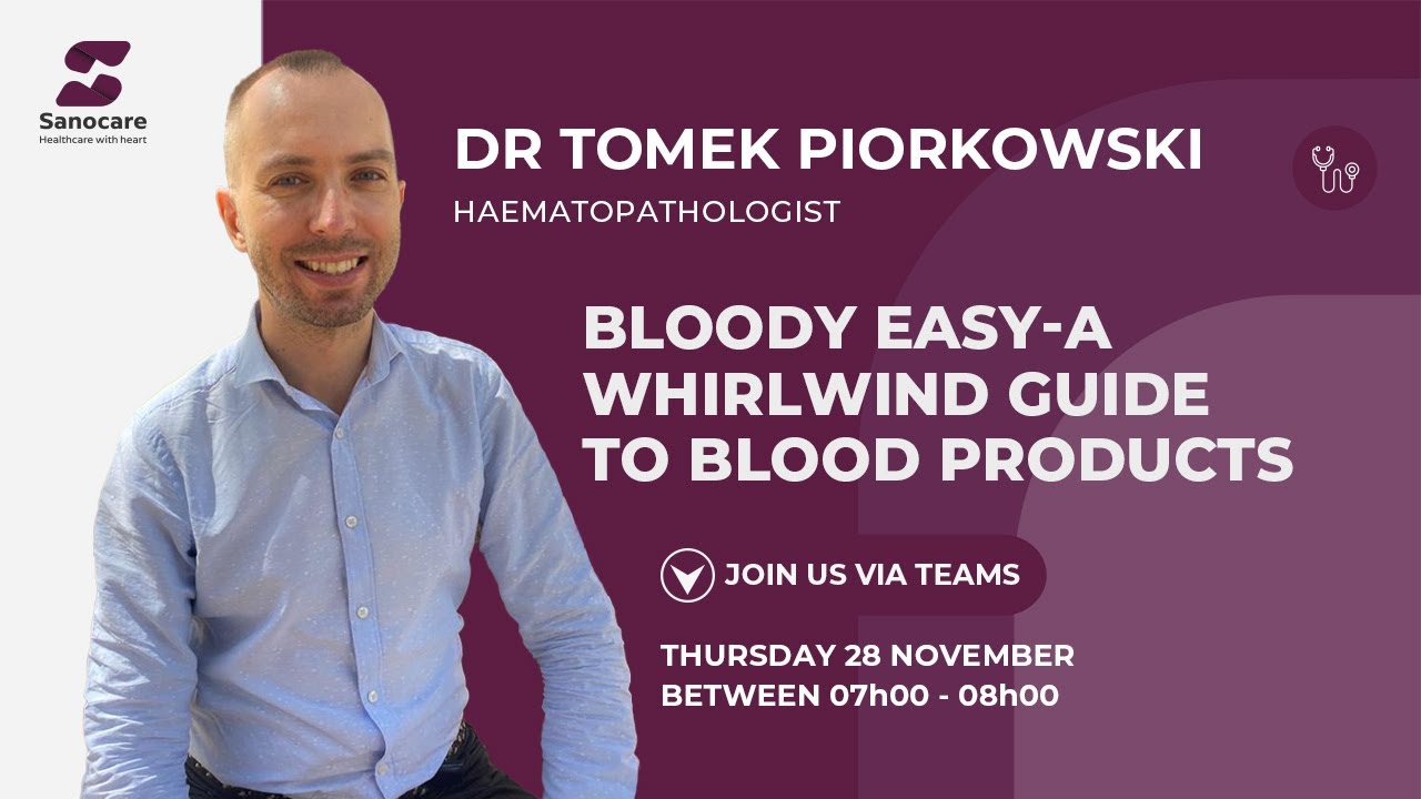 Sanocare Breath of Hope Morning Presentation with Haematopathologist Dr ...