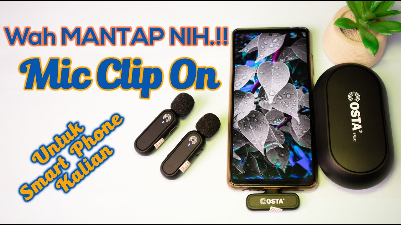 Review Mic Clip On Costa True Dual TX Mic Kecil Berkemampuan Tinggi ...