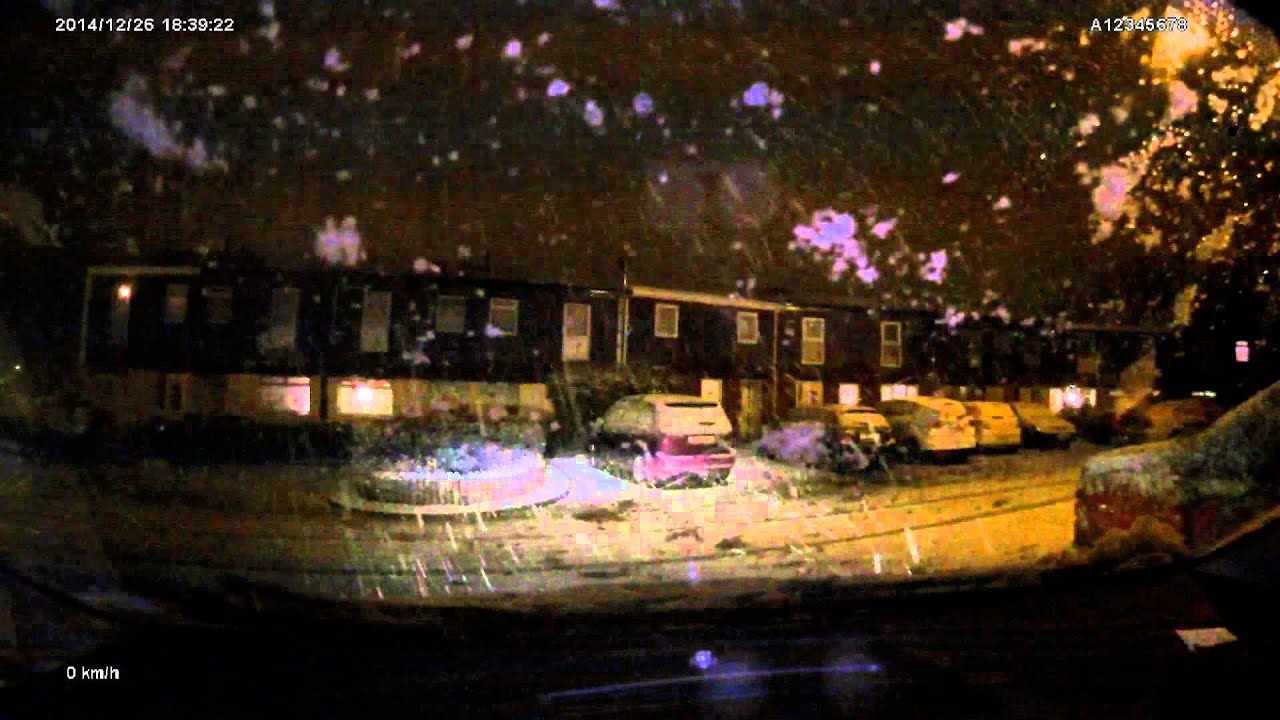 Driving in Heavy Snow UK 26.12.2014 Runcorn - Widnes Part 1 - YouTube