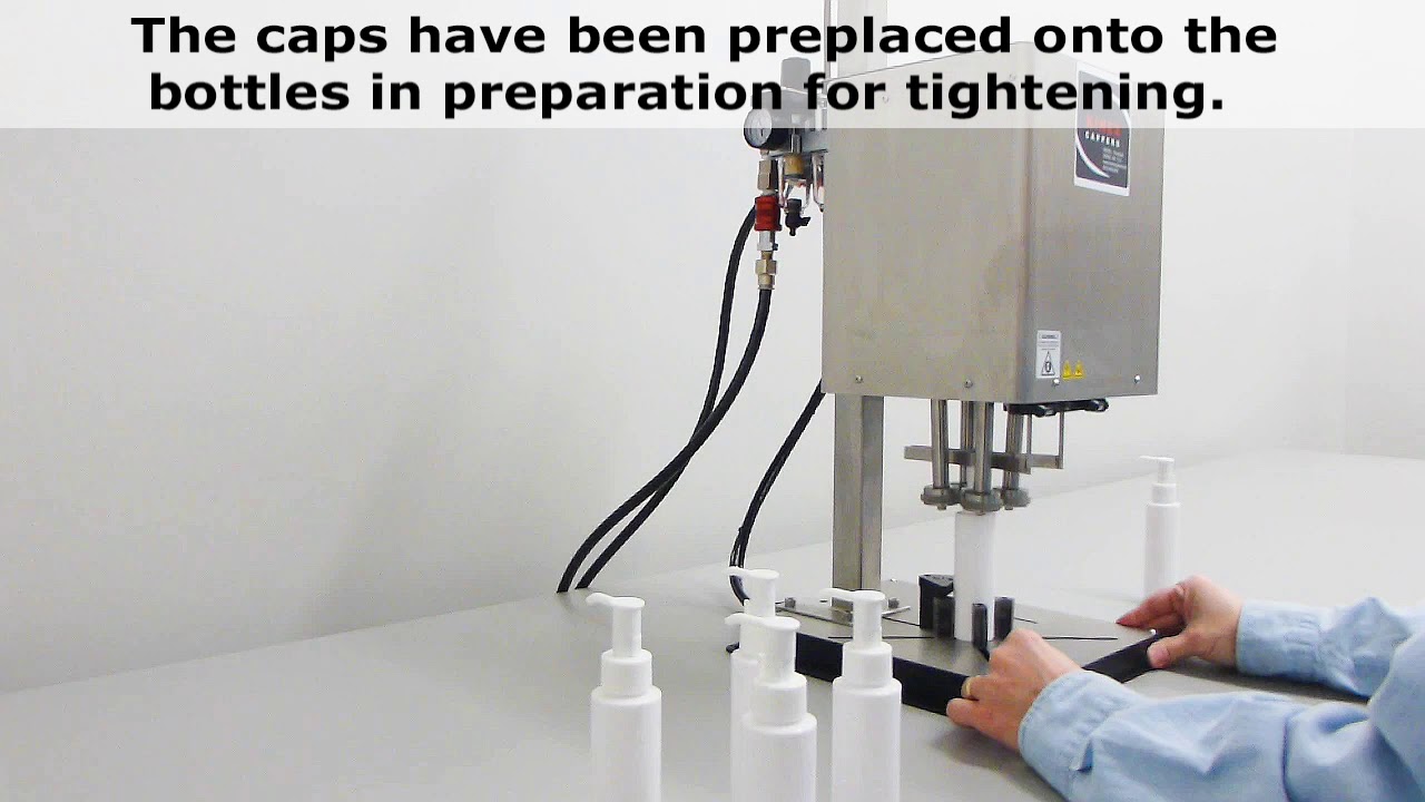Capping Equipment Tightens All Types of Screw-On Caps - YouTube