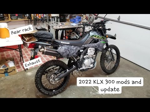 2022 Kawasaki KLX 300 new mods and update part 2 - YouTube