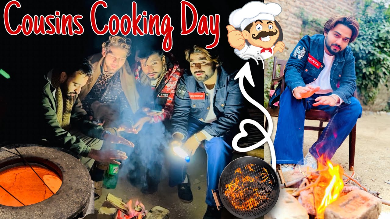Village style cooking with cousins😍|Nawazish bhai professional chef😝|# ...