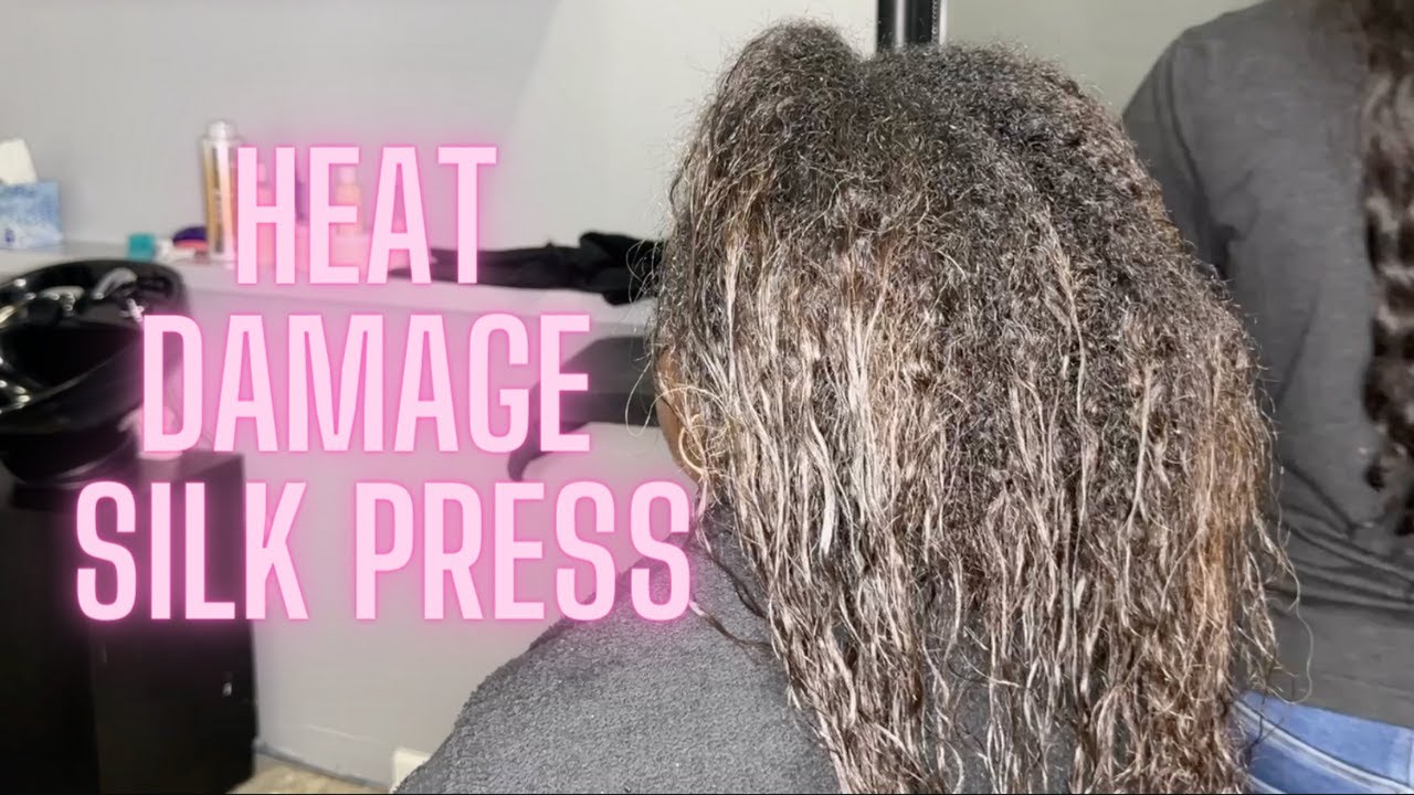 Severely Heat Damaged Hair Gets a Makeover!! - YouTube