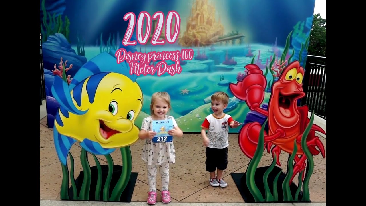 | 2020 RunDisney Princess Race | 100 Meter kid Dash - YouTube
