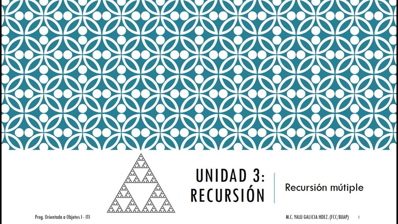 Introducción Recursión Simple - YouTube