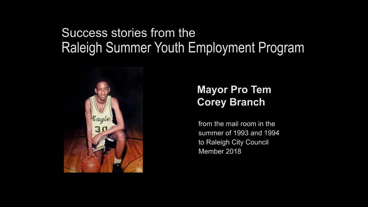 RSYEP participant: Corey Branch, Mayor Pro Tem - YouTube