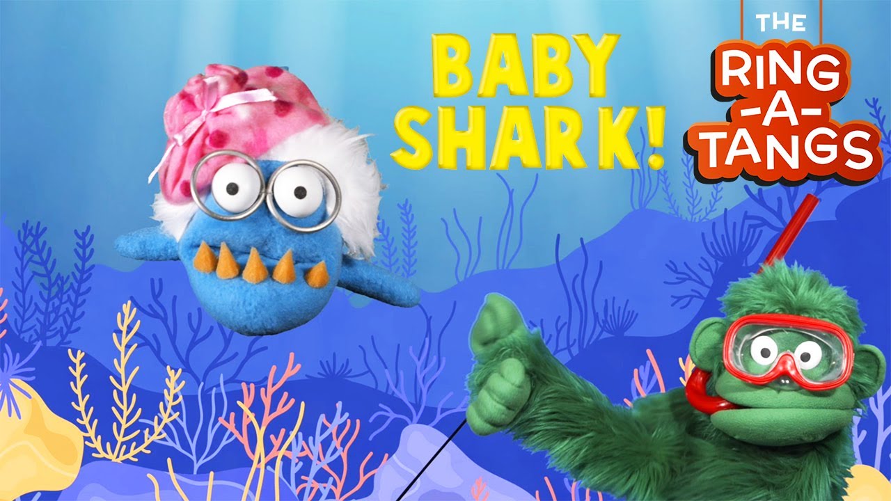 Baby Shark - Ring-a-Tangs Kids Puppet Show | Fun Learning Songs with ...