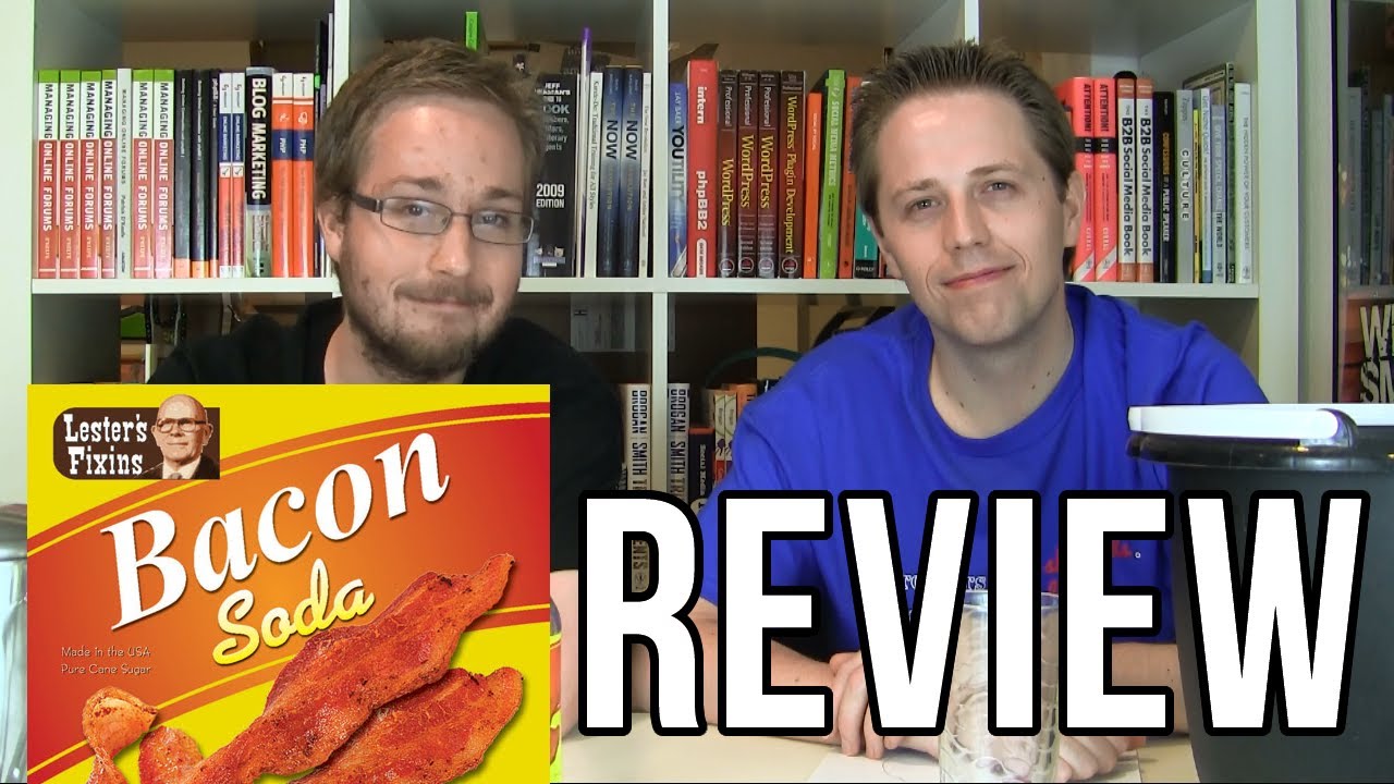 Lester's Fixins Bacon Soda Review (Soda Tasting #213) - YouTube