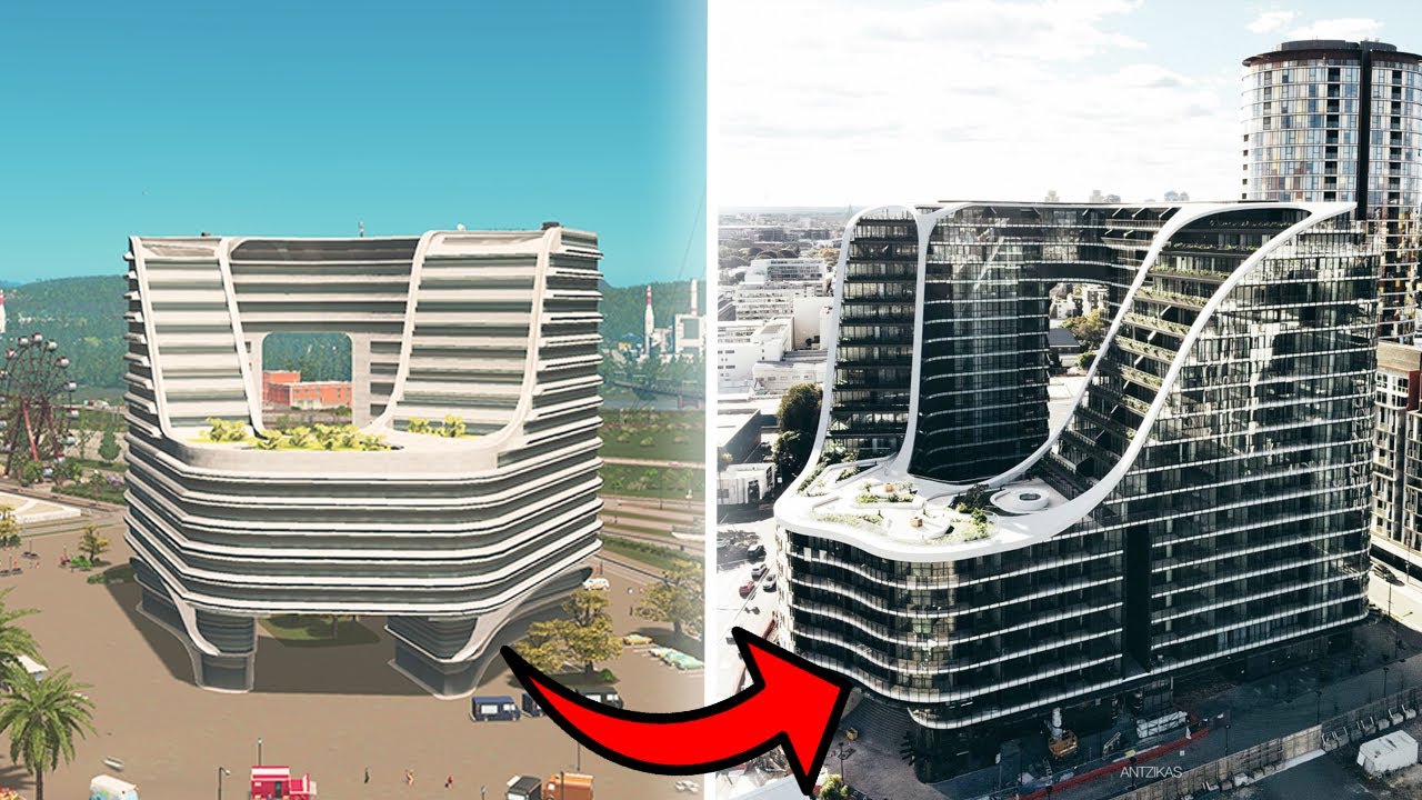 Cities Skylines Buildings From REAL Life! - YouTube