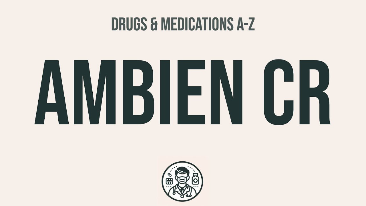 How to use Ambien Cr - Explain Uses,Side Effects,Interactions - YouTube