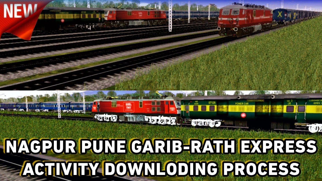 NAGPUR PUNE GARIB-RATH EXPRESS ACTIVITY DOWNLODING PROCESS - YouTube