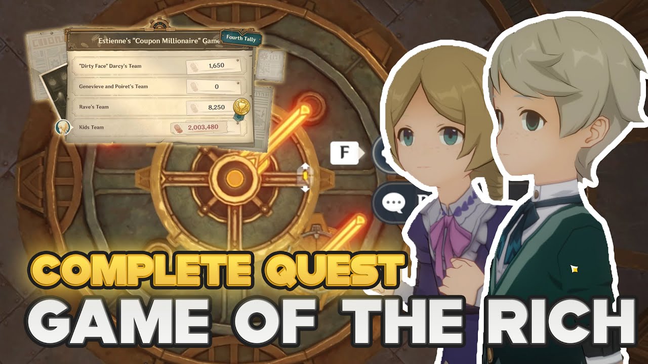 Game of the Rich (Full Complete Quest) | Genshin Impact Fontaine 4.0 ...