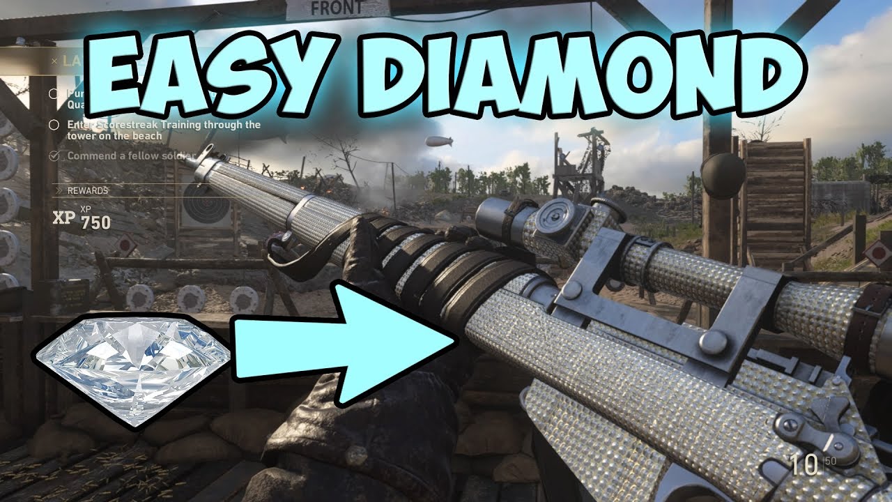 EASY DIAMOND CAMO SNIPERS ON COD WW2 - GET DIAMOND IN ONE DAY!!! - YouTube
