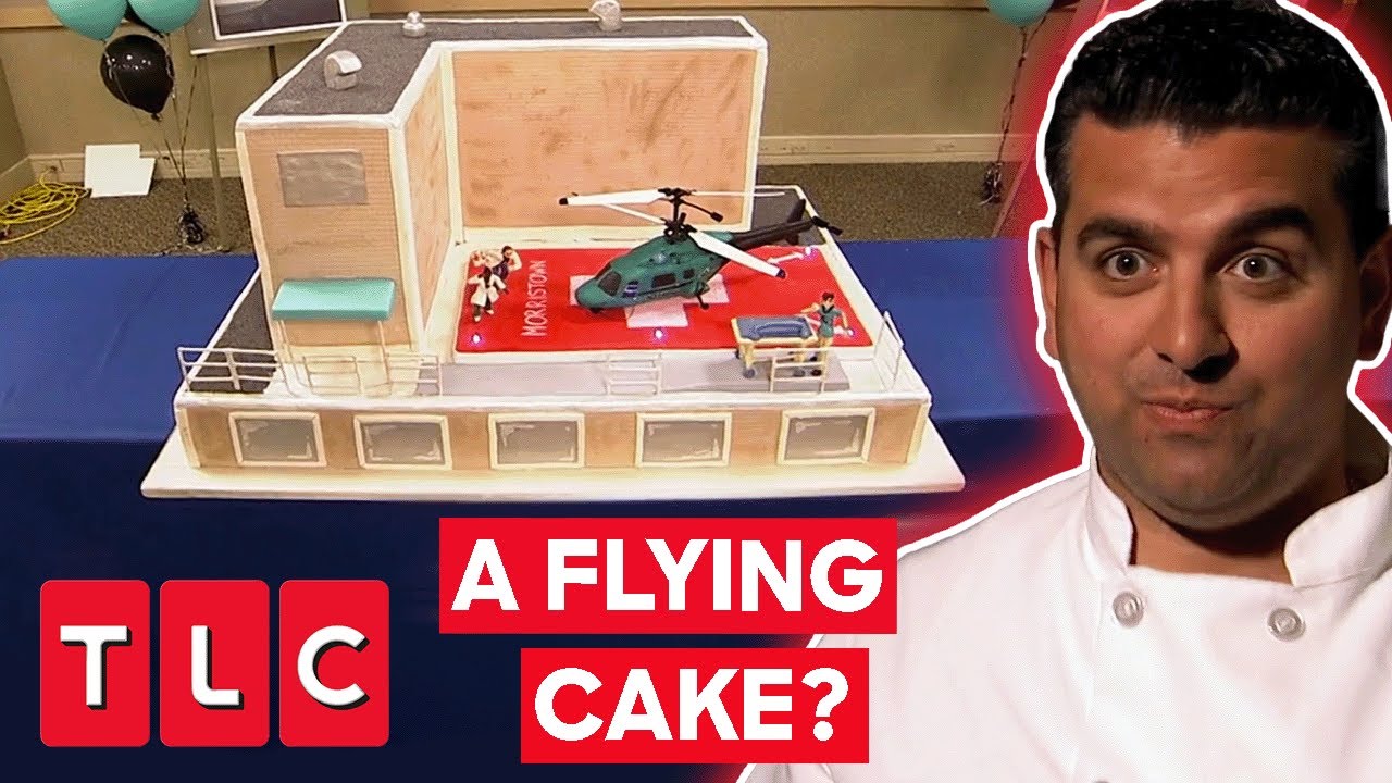 Buddy Wants To Design A Helicopter Cake That Flies?! | Cake Boss - YouTube